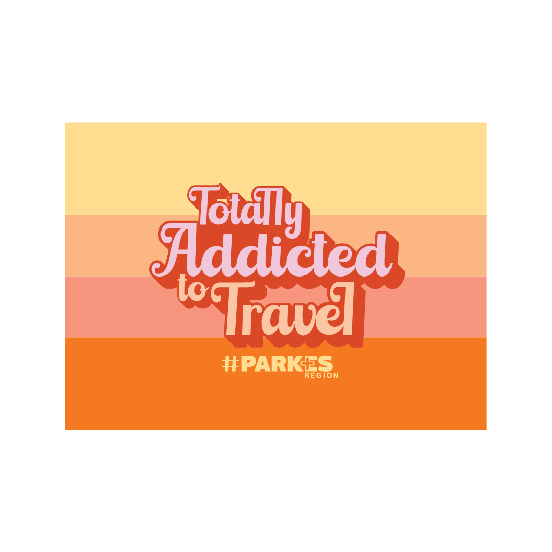 Magnet - Totally Addicted to Travel – PARKES ONLINE SHOP
